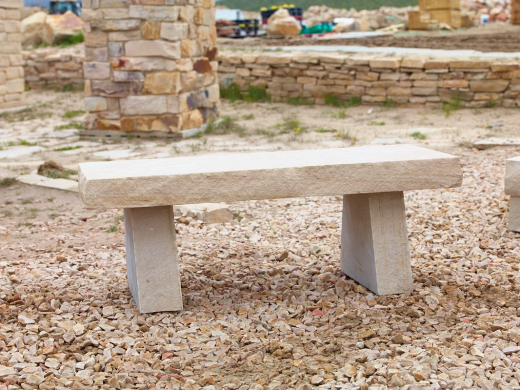 Sustainable Natural Stone Benches - Delta Stone Products