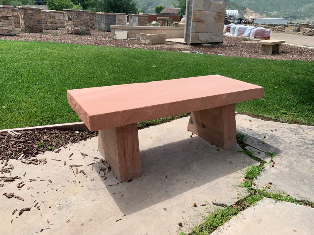 Sustainable Natural Stone Benches - Delta Stone Products