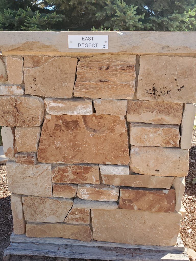 Column #1, #2, #15, #16: East Desert - Delta Stone Products
