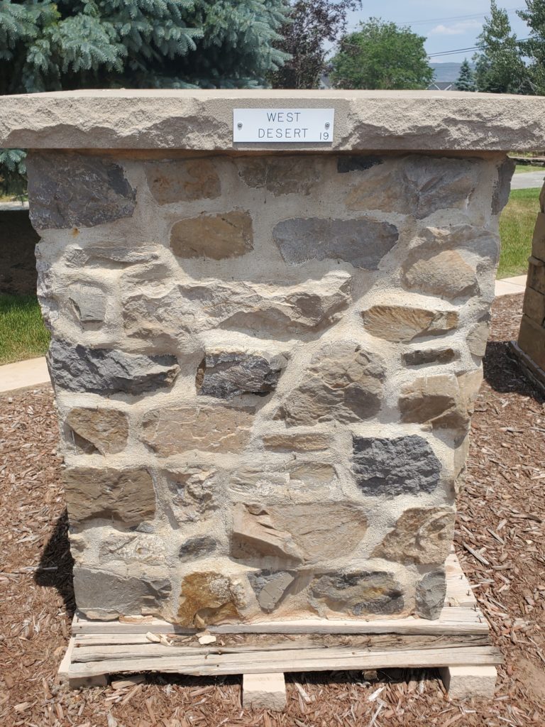Column #19, #20, #85, #86: West Desert - Delta Stone Products