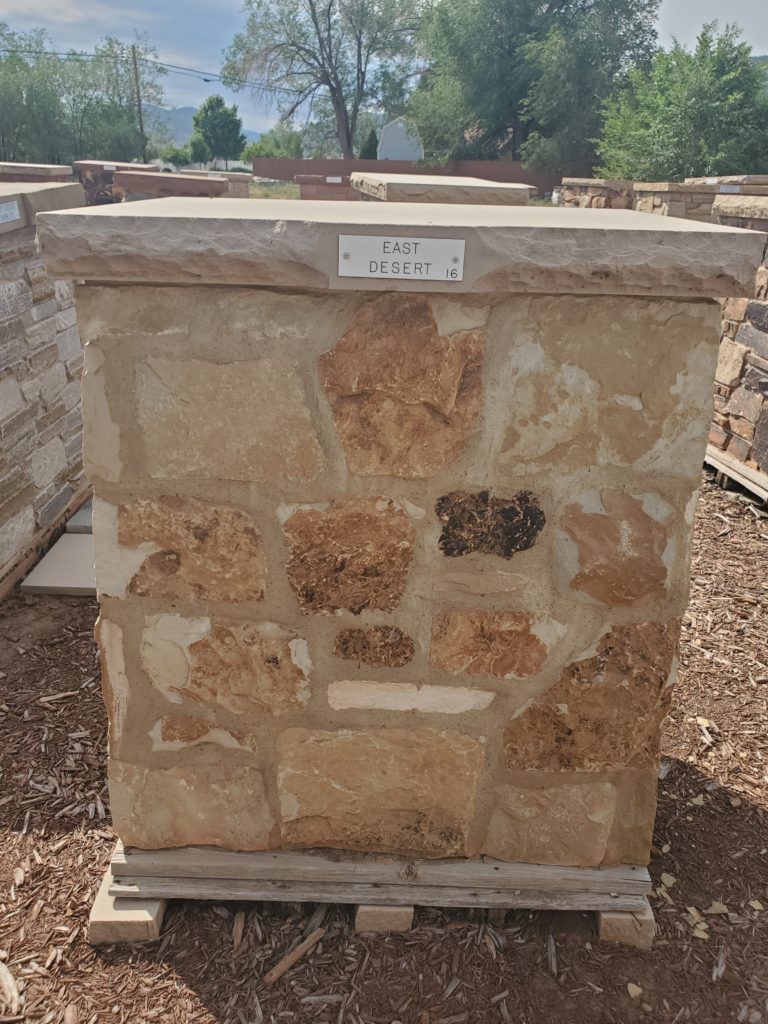 Column #1, #2, #15, #16: East Desert - Delta Stone Products