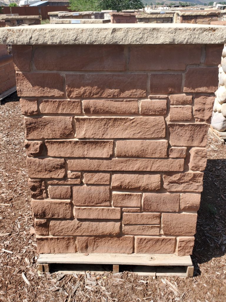 Column #33; Arches Red Sandstone - Delta Stone Products