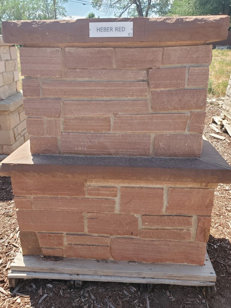 Column #83, #84; Heber Red Sandstone - Delta Stone Products