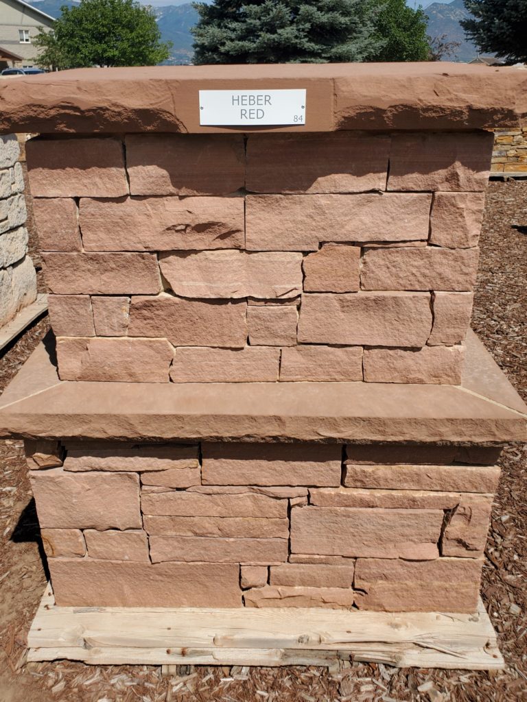 Column #83, #84; Heber Red Sandstone - Delta Stone Products