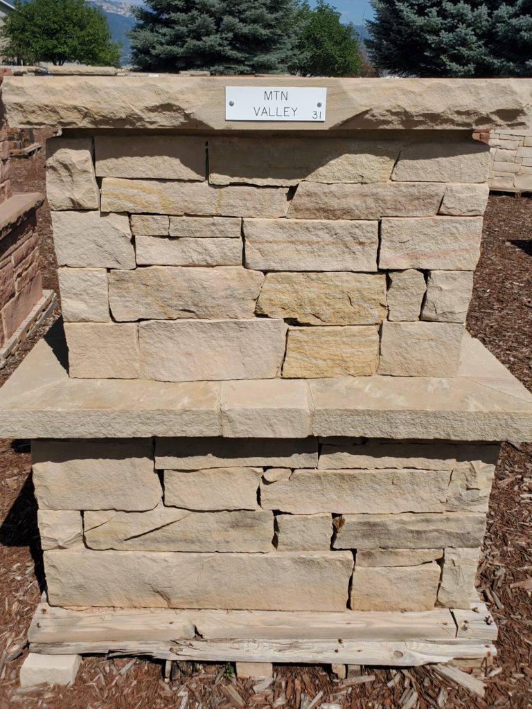Column #31, #32; Mountain Valley Split Face - Delta Stone Products