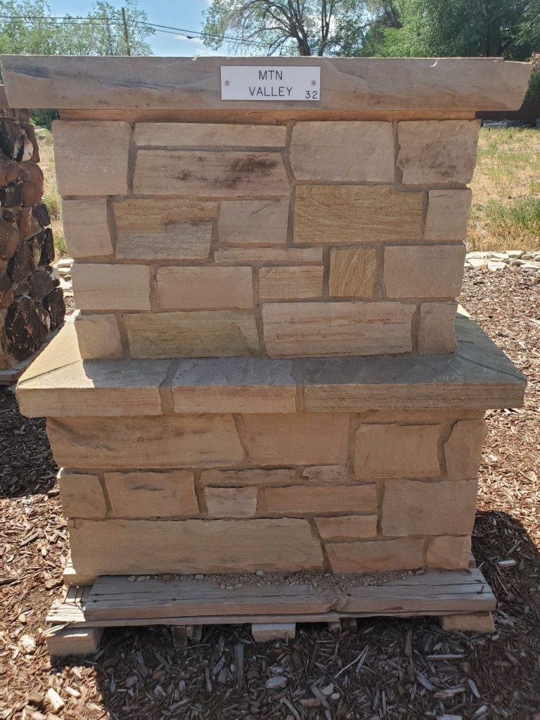 Column #31, #32; Mountain Valley Split Face - Delta Stone Products