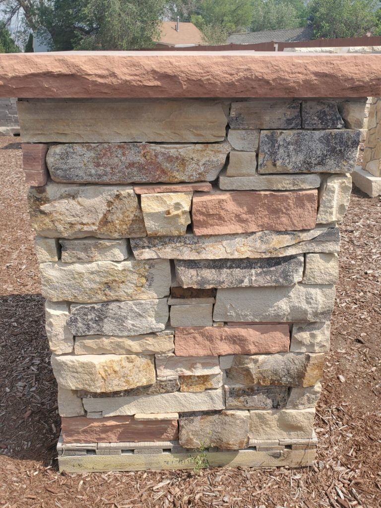 Column #4, #77; Mountain Valley / Red Sandstone Blends - Delta Stone ...