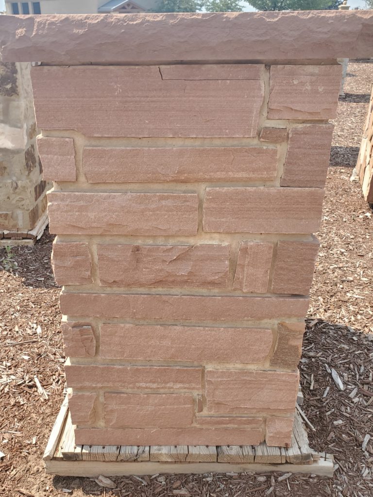 Column #99; Rocky Mountain Red - Delta Stone Products