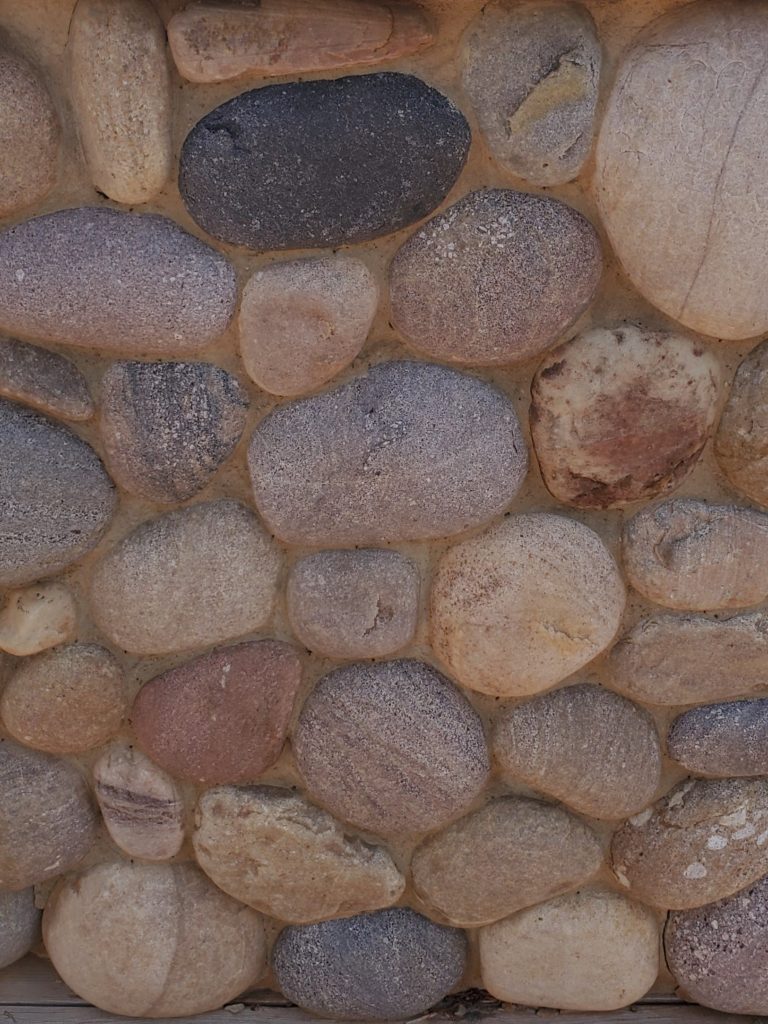 Column #49, #50; Cobblestone River Stone - Delta Stone Products